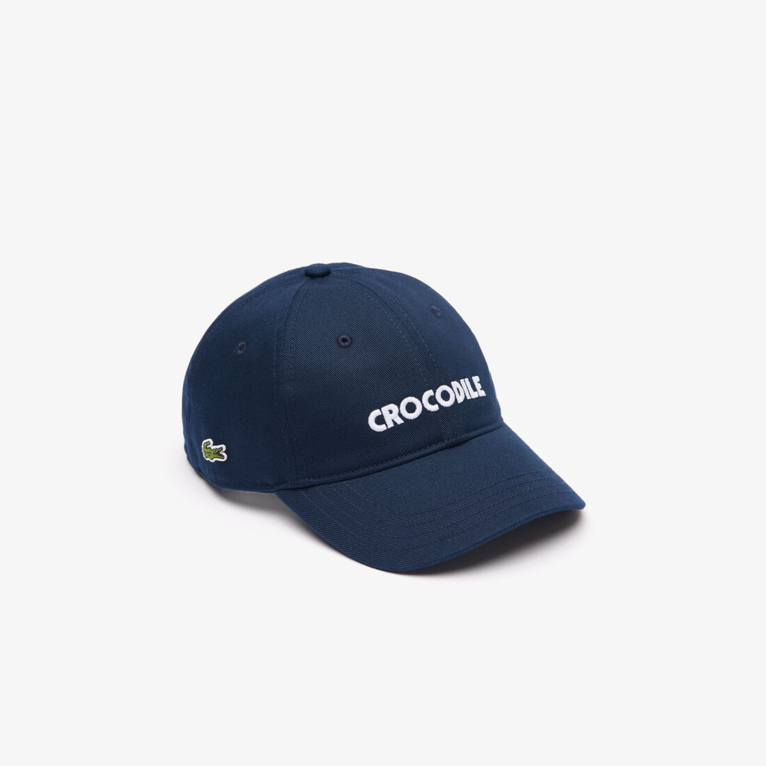 Contrast Croc Embroidered Cap