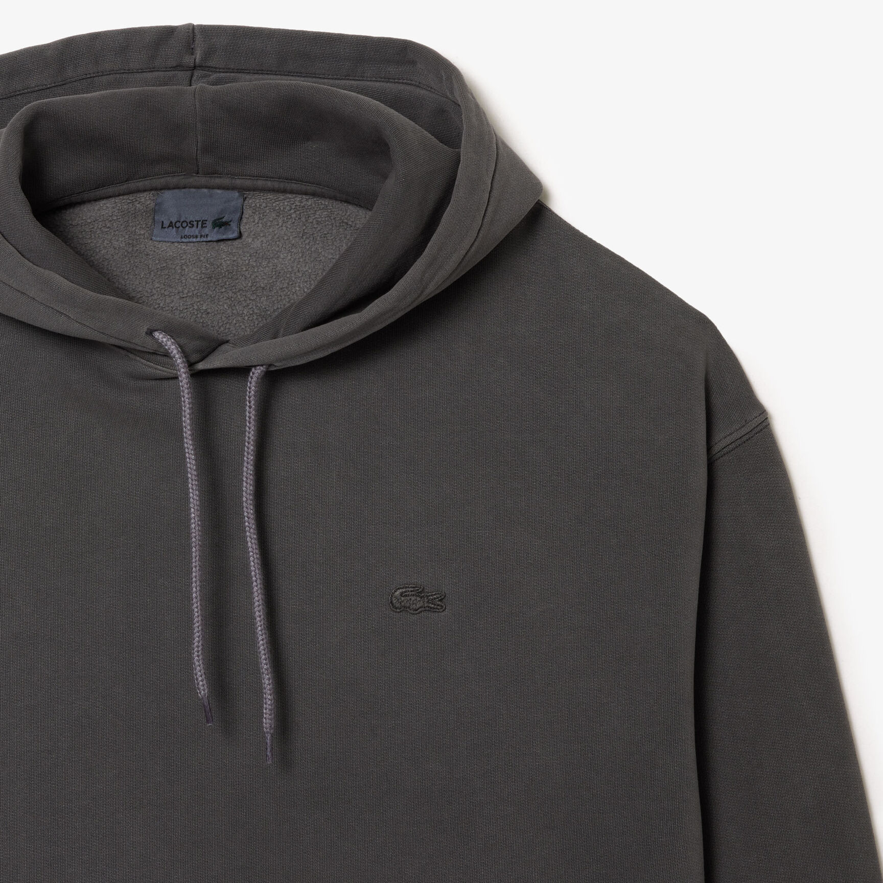 Buy Loose Fit Cotton Fleece Jogger Hoodie | Lacoste UAE