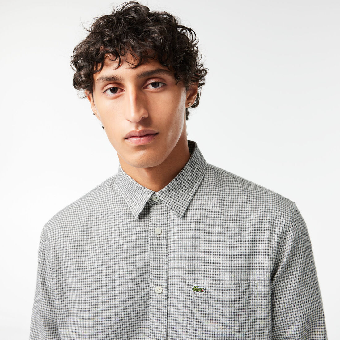Buy Cotton Flannel Checked Shirt | Lacoste UAE