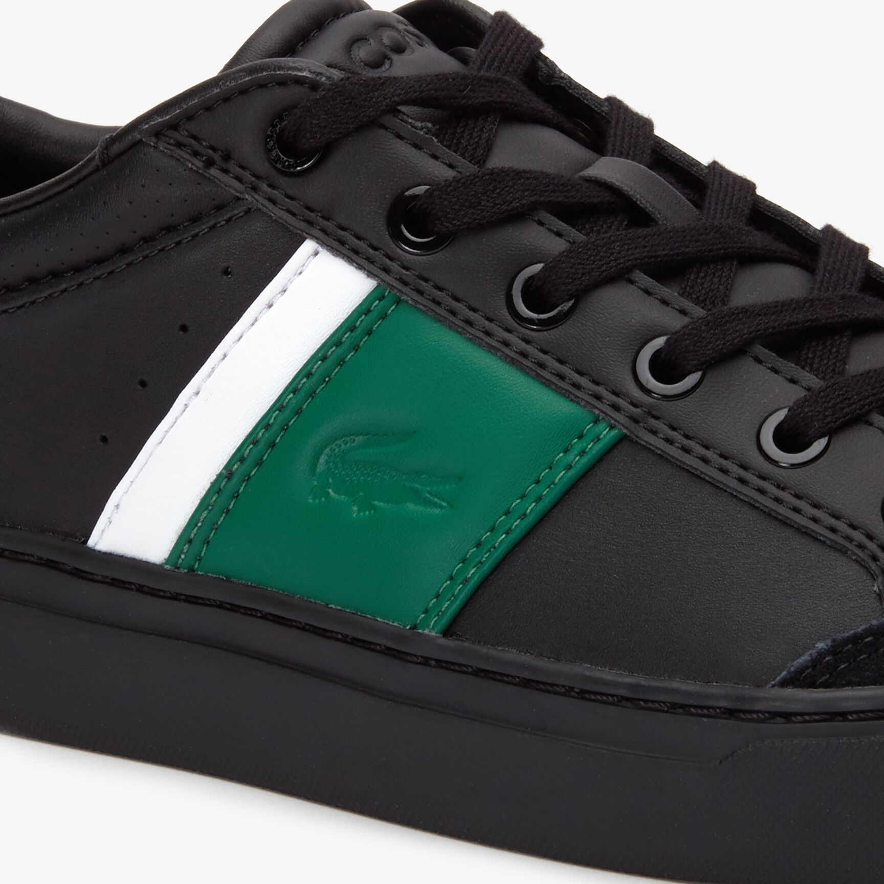 Buy Men's Courtline Leather and Suede Trainers | Lacoste UAE