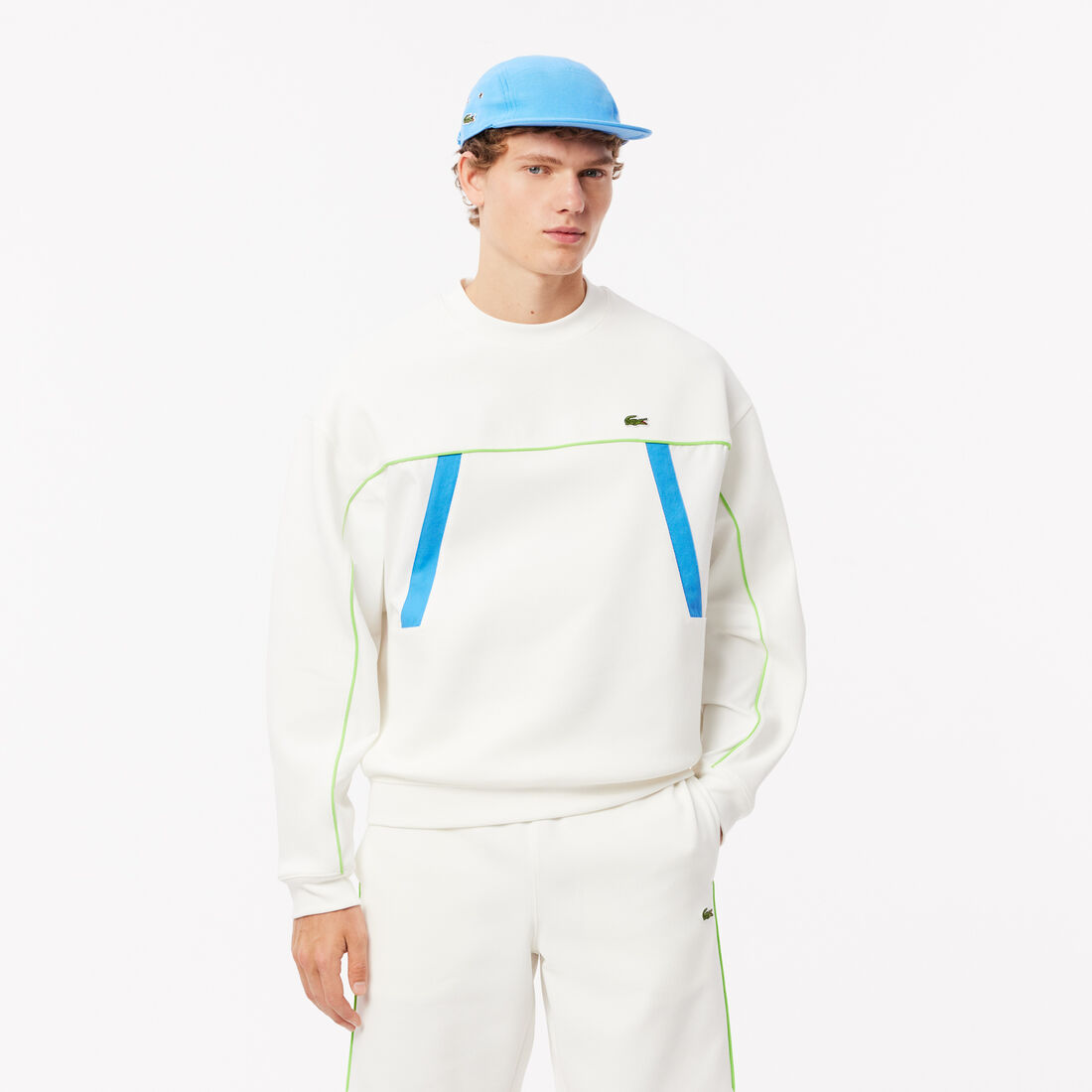 Buy Loose Fit Pique Sweatshirt | Lacoste UAE