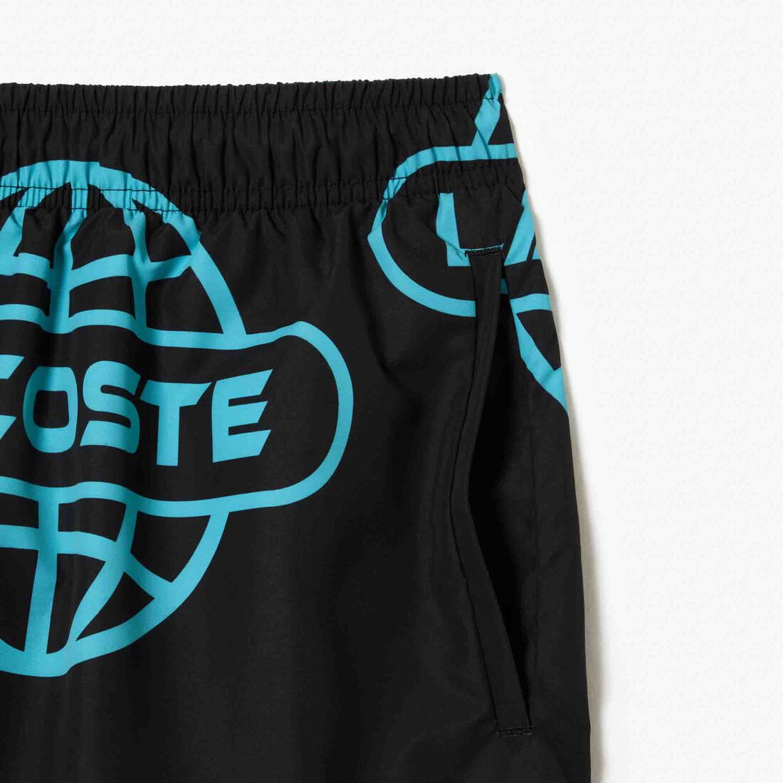 Buy Lacoste Globe Print Swimsuit | Lacoste UAE