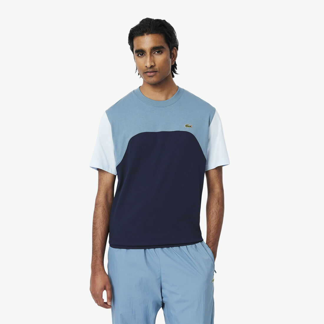 Buy Cotton Jersey Colour-Block T-shirt | Lacoste UAE