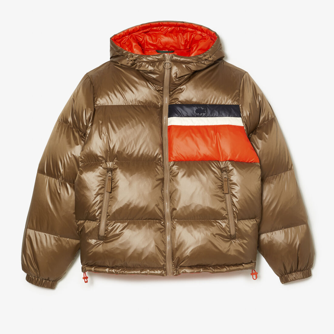 Buy Reversible Colourblock Accent Down Jacket | Lacoste UAE