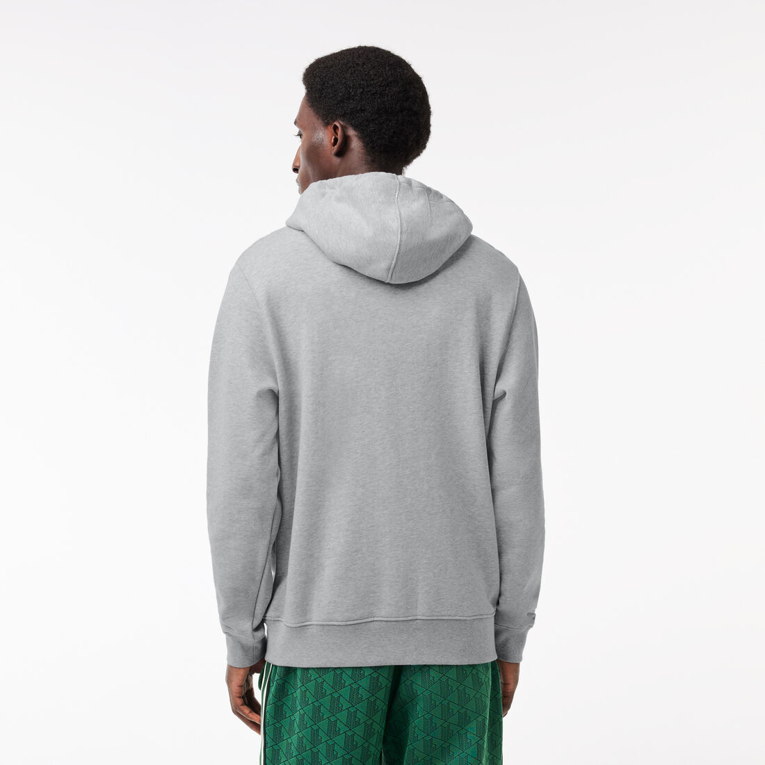 Buy Loose Fit Monogram Print Hoodie | Lacoste UAE