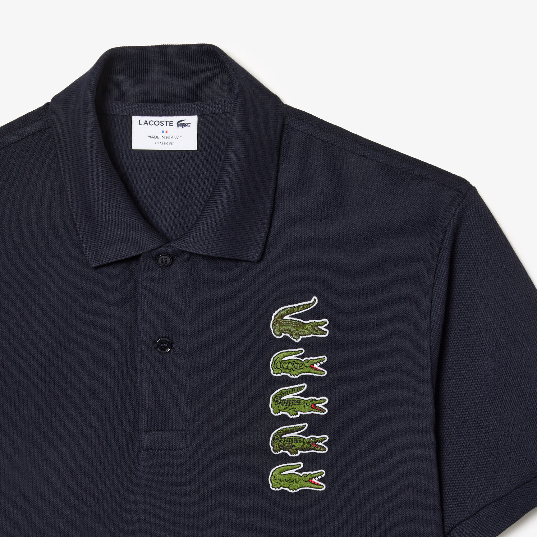 Buy Croc Badge Pique Polo Shirt | Lacoste UAE