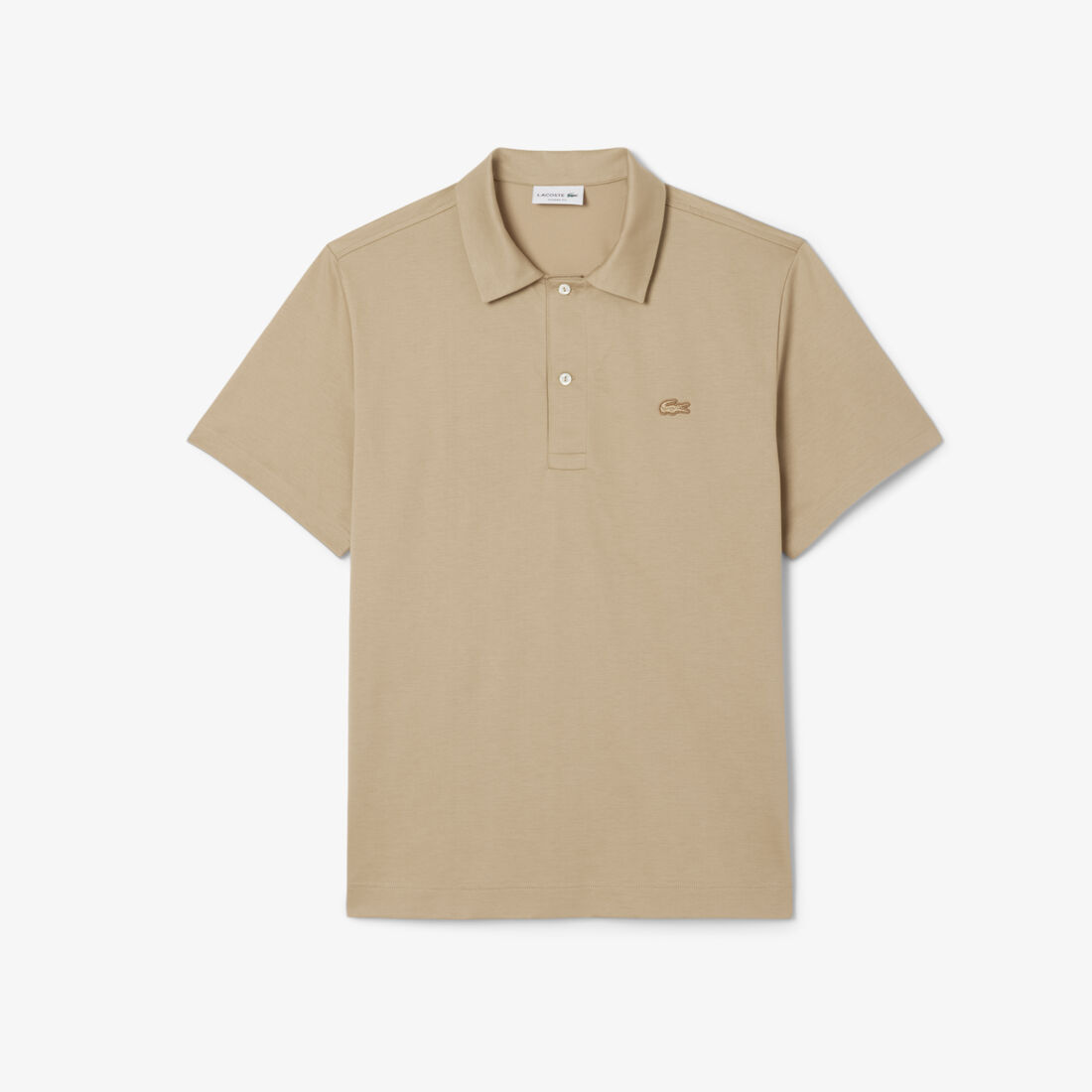 Buy Paris Classic Fit Open Neck Embroidered Polo Shirt | Lacoste UAE