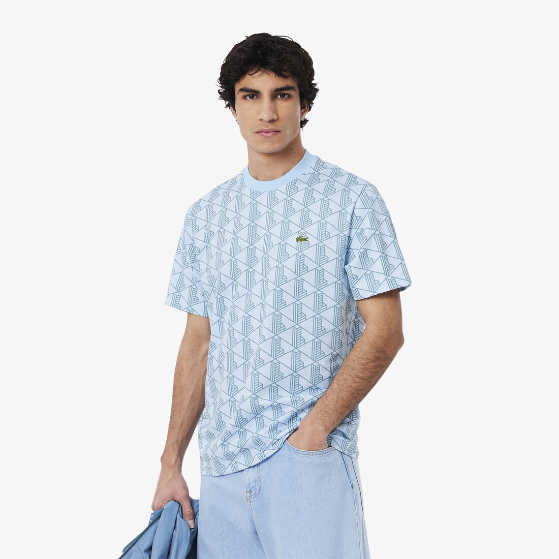 Buy Monogram Cotton T-shirt | Lacoste UAE