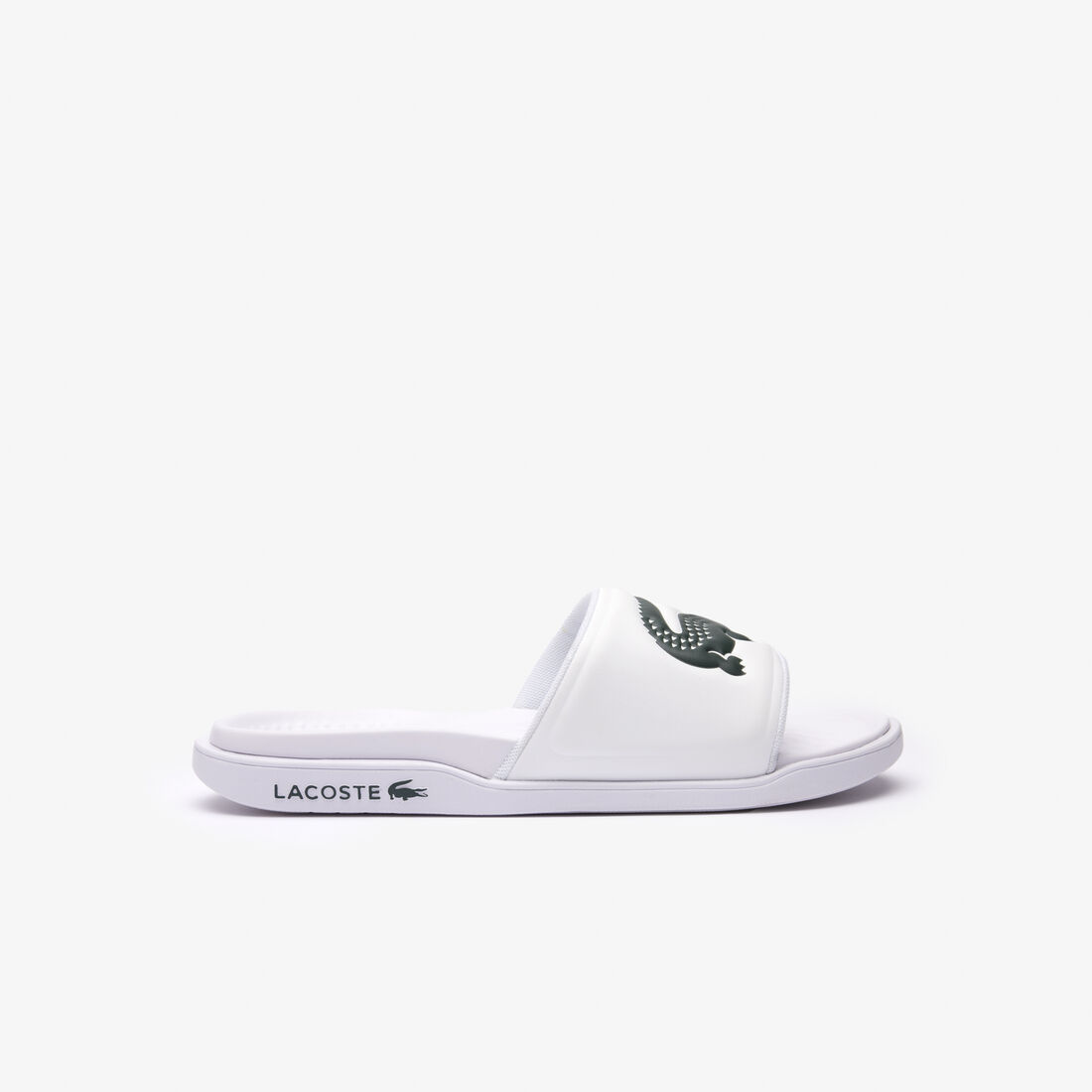Buy Men's Croco Dualiste Synthetic Logo Strap Slides | Lacoste UAE